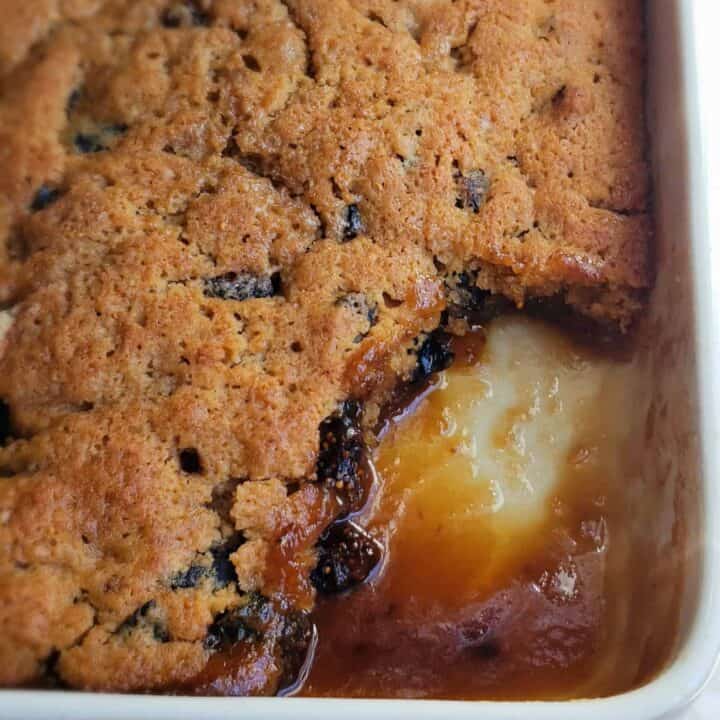 Sticky Fig Pudding Cake - Grits and Gouda