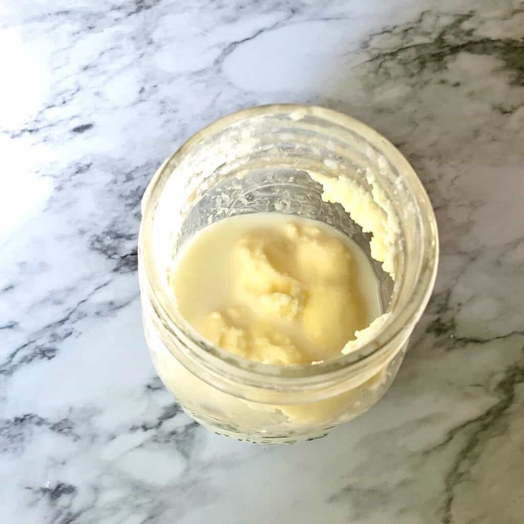 How to Make Butter in a Jar - Grits and Gouda