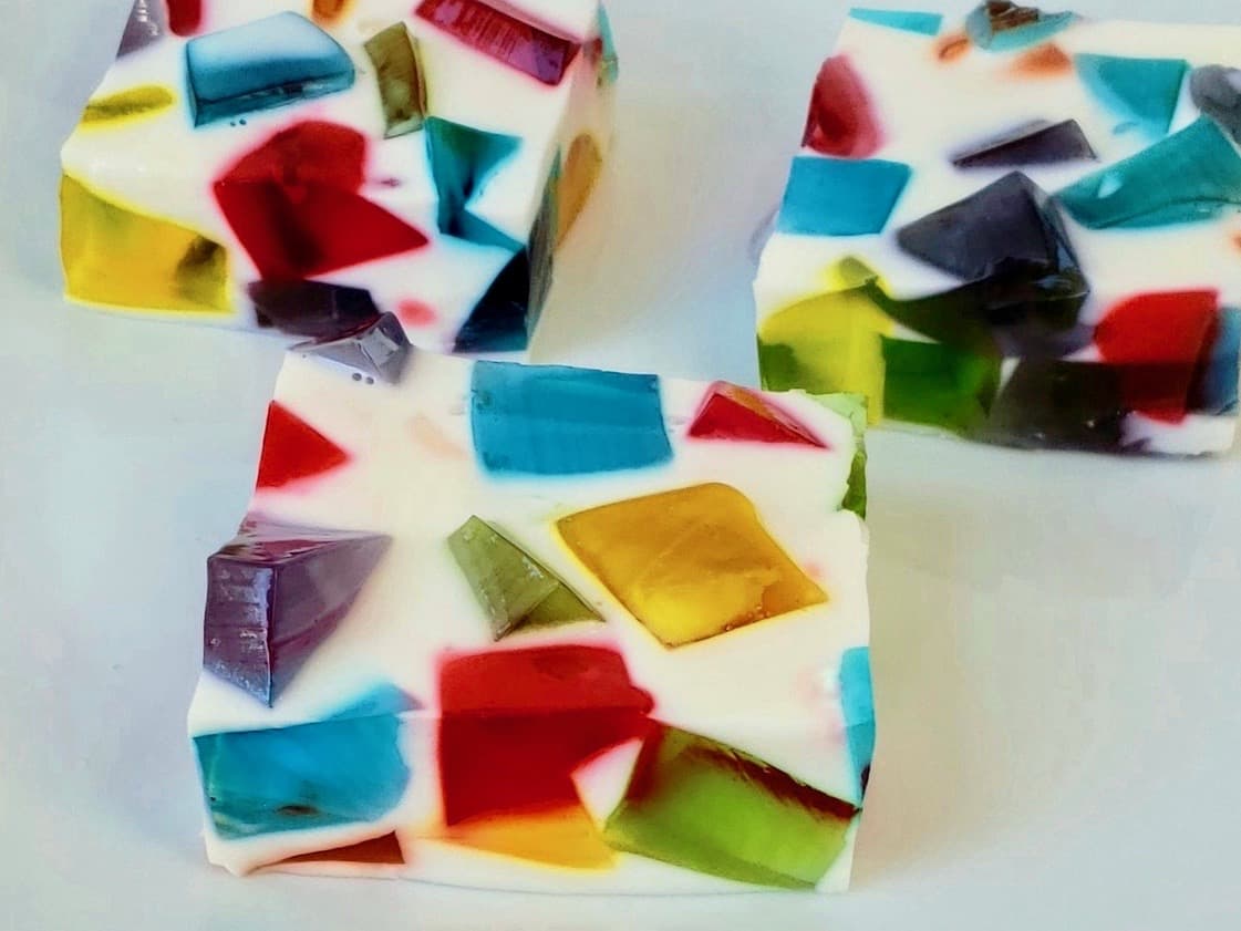 Stained Glass Jello Salad With Shortcuts Grits And Gouda