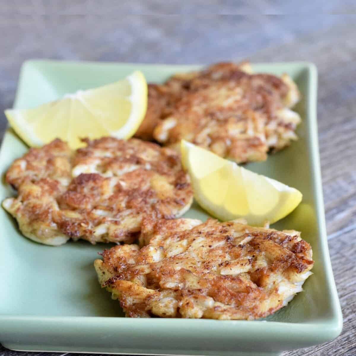 Pan Fried Crab Cakes - Grits and Gouda