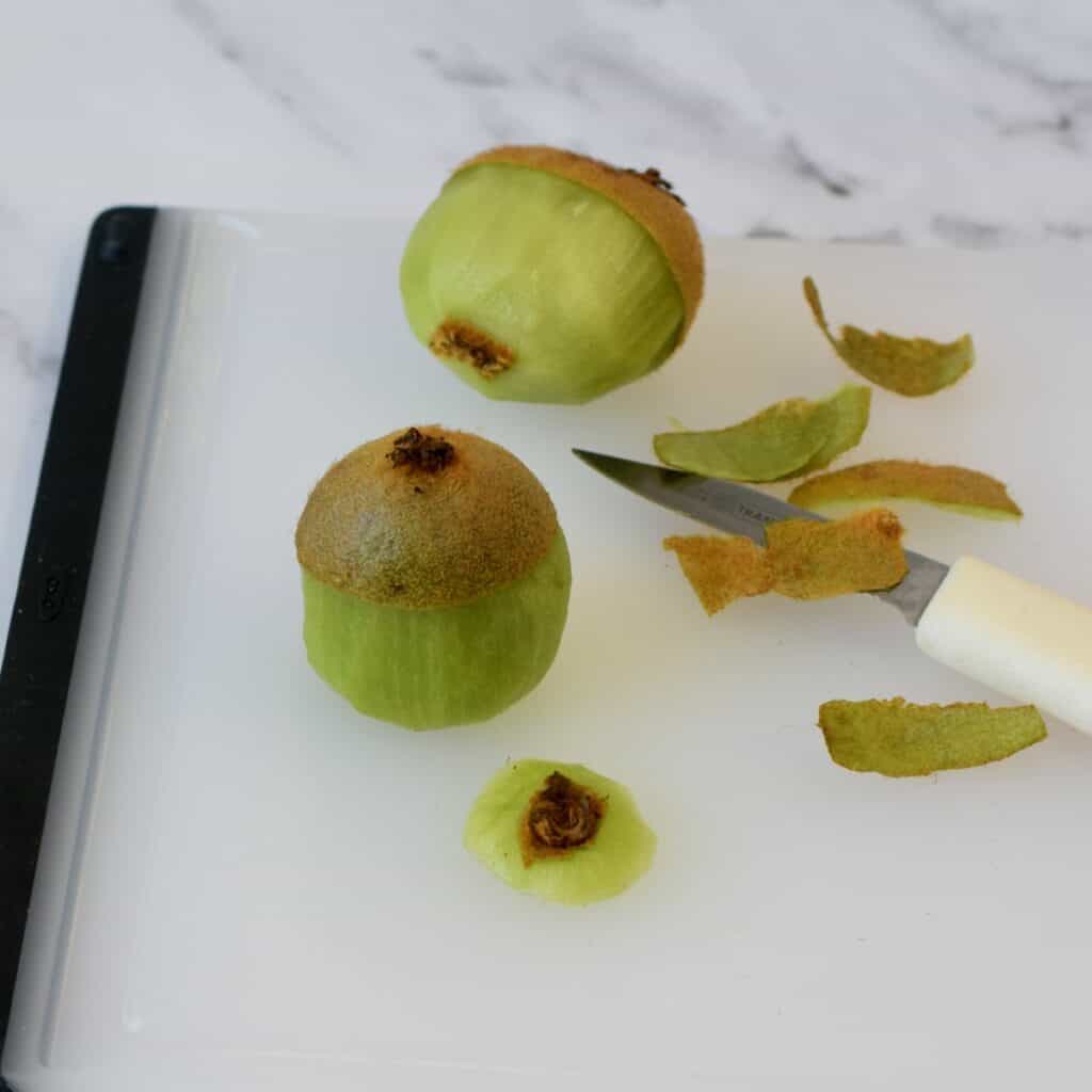 Kiwi Frankenstein Halloween Treats - Grits and Gouda