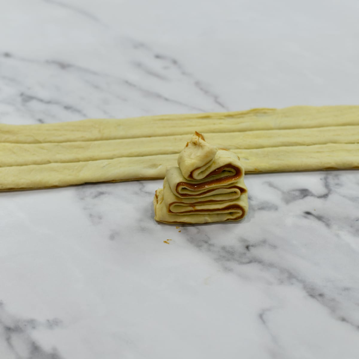 Cookie Butter Puff Pastry Christmas Trees - Grits and Gouda