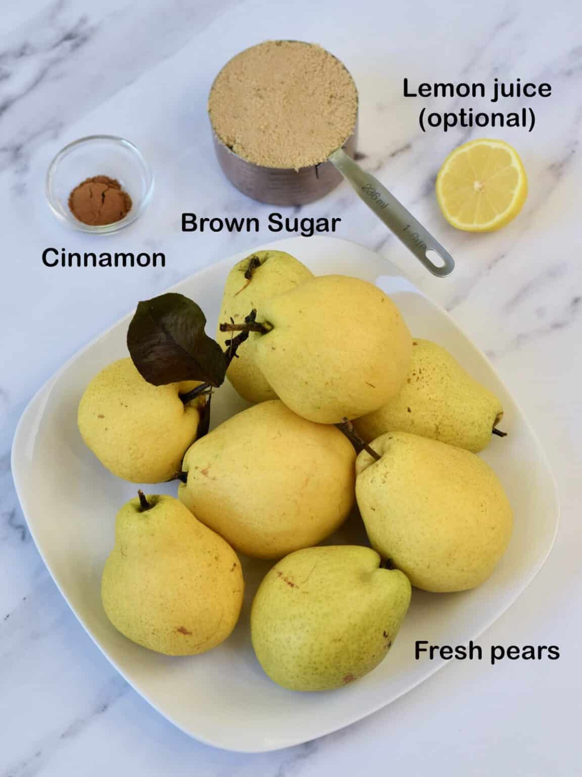 Easy Crockpot Pear Butter - Grits and Gouda