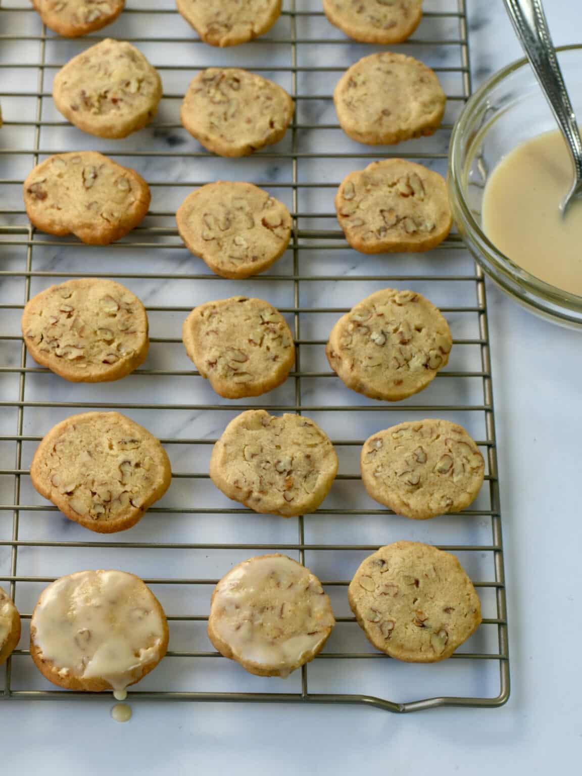 Maple Pecan Cookies (Slice and Bake) - Grits and Gouda