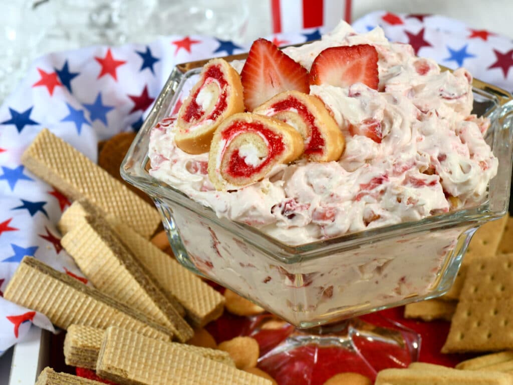 Shortcut Strawberry Shortcake Dip - Grits and Gouda