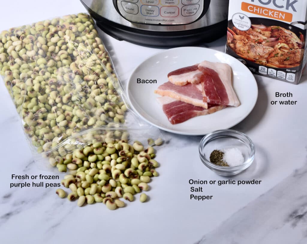 How to Cook Purple Hull Peas (Stove, Slow Cooker, Instant Pot) - Grits ...