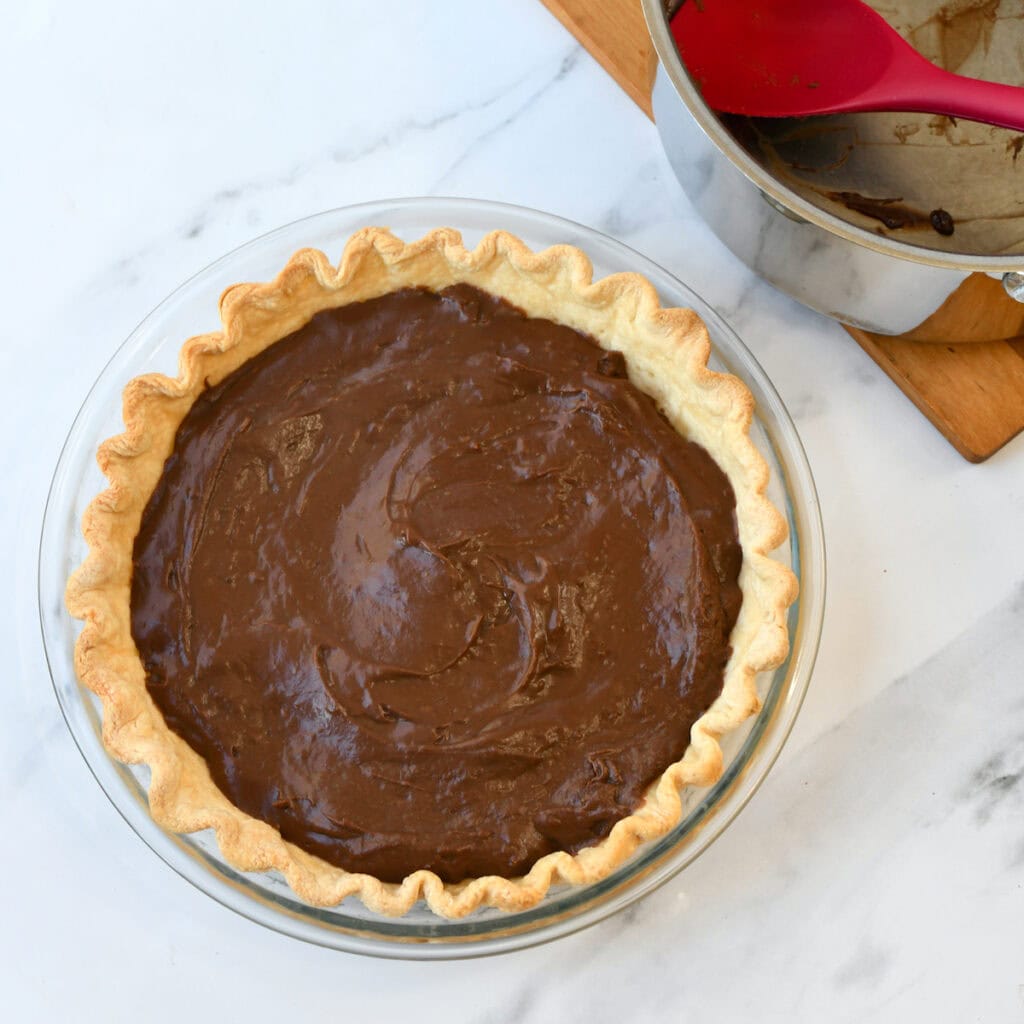 Easy German Chocolate Pie - Grits and Gouda