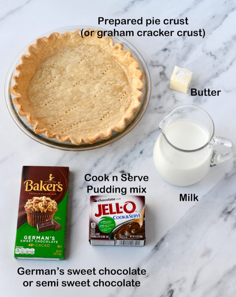 Easy German Chocolate Pie - Grits and Gouda