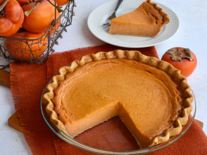 Persimmon Pie - Grits and Gouda