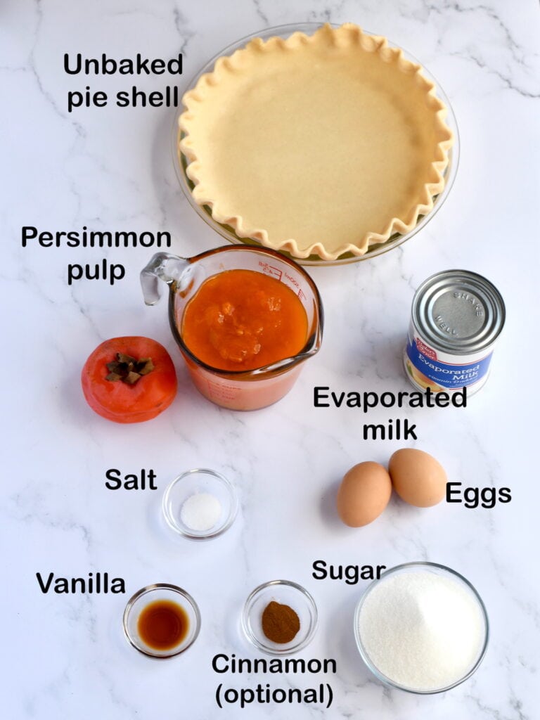 Persimmon Pie - Grits and Gouda