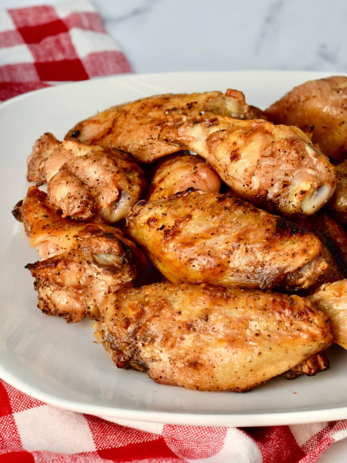 Easy Baked Crispy Chicken Wings - Grits and Gouda