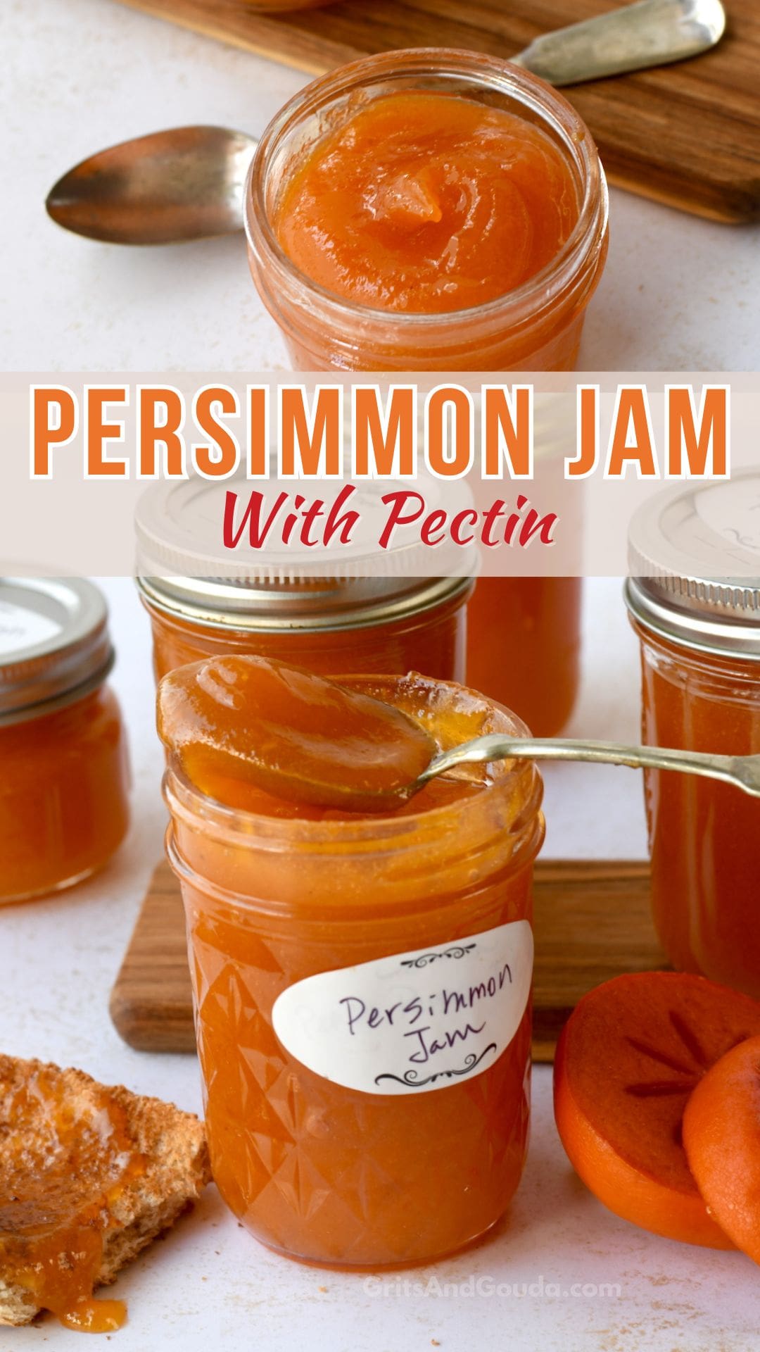 Persimmon Jam - Grits and Gouda